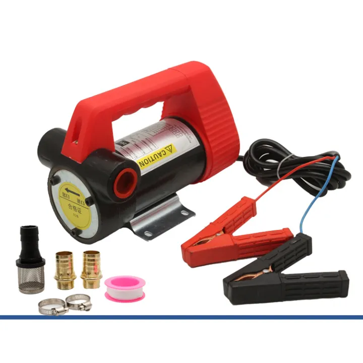 Protable Diesel Pump 12V/24V/220V Universal Electric Diesel Kerosene ...
