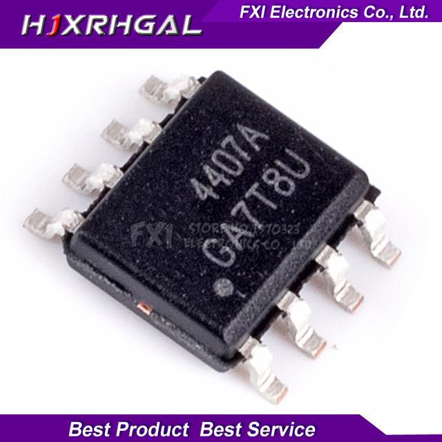 10ชิ้น/ล็อต AO4407A 4407A MOSFET (ตัวต้านทานเอฟเฟคสนามเซมิคอนดักเตอร์ ...