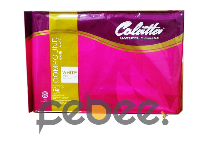 [1kg] Colatta White Compound / Cokelat Batangan Blok Compound Putih ...