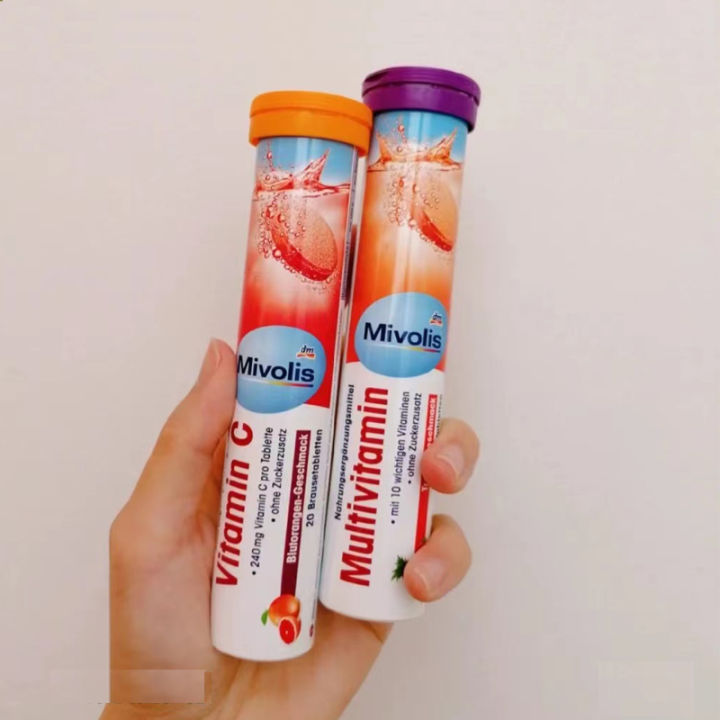 Spot German DM sugar-free VC effervescent tablets vitamin C adult ...