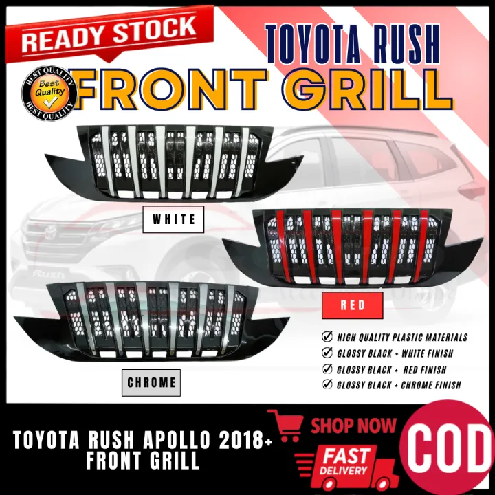 GCAO - Toyota Rush Apollo 2018 2019 2020 2021 Car Front Bumper Hood ...