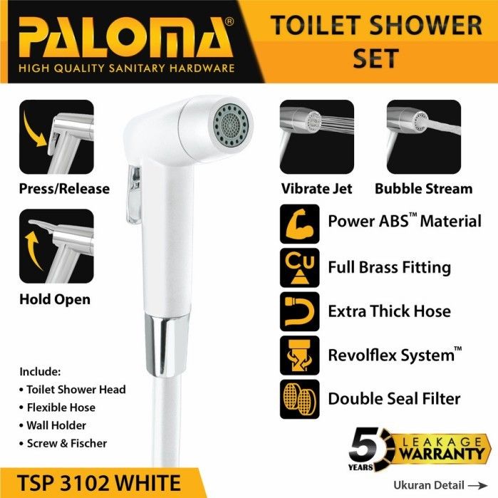 PROMO- TOILET SHOWER JET WASHER BIDET CEBOK KLOSET CLOSET WC PALOMA TSP ...
