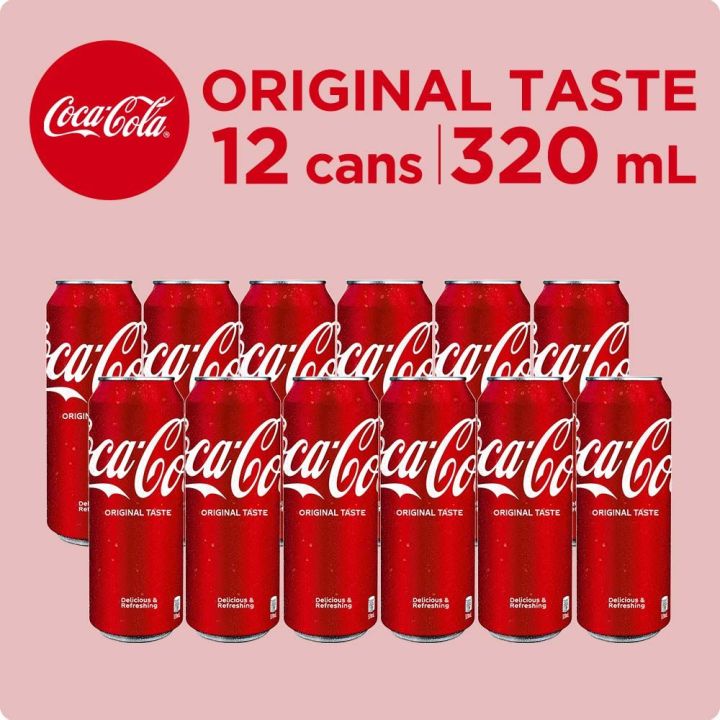 Coca-Cola Original Taste 320mL - Pack of 12 | Lazada PH