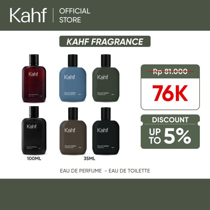 Kahf Fragrance - Parfum Pria Eau de Toilette Eau de Perfume EDT EDP ...