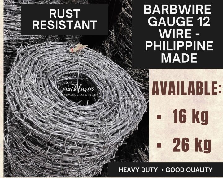 Barbwire Barb Wire Fence Wire Anti Theft Wire Gauge 12 Thickness Local ...