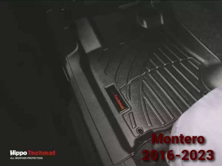 Mitsubishi Montero 2016-2025 Thailand Made Pro Series Hippo Techmat ...