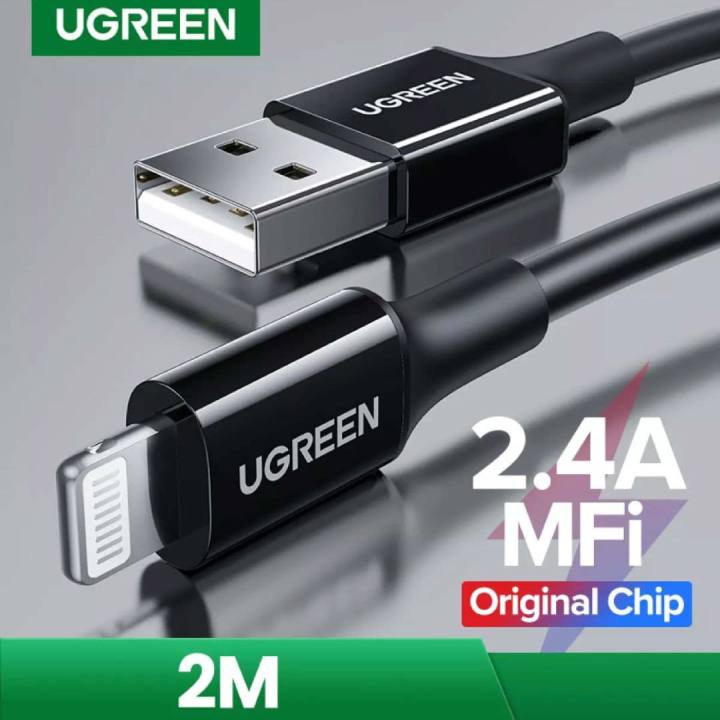 UGREEN MFi USB to Lightning Cable for iPhone 12 ,iPhone ,12 Pro, iPhone ...