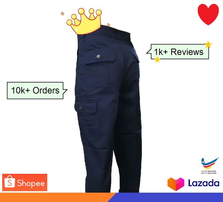[READY STOCK] BUATAN MALAYSIA SELUAR CARGO PANJANG SELUAR KERJA 6 ...