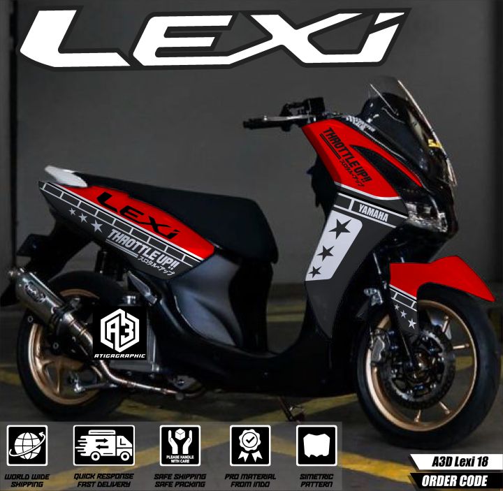 Decal Sticker Lexi Fullbody - Dekal stiker yamaha lexi terbaru ...
