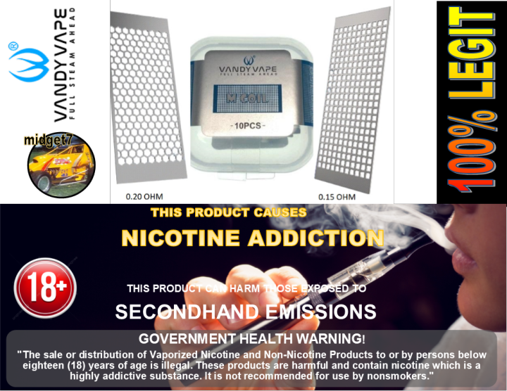 Vandy Vape Kylin M RTA, M Pro RTA Mesh Atomizer (10pcs/pack) | Lazada PH