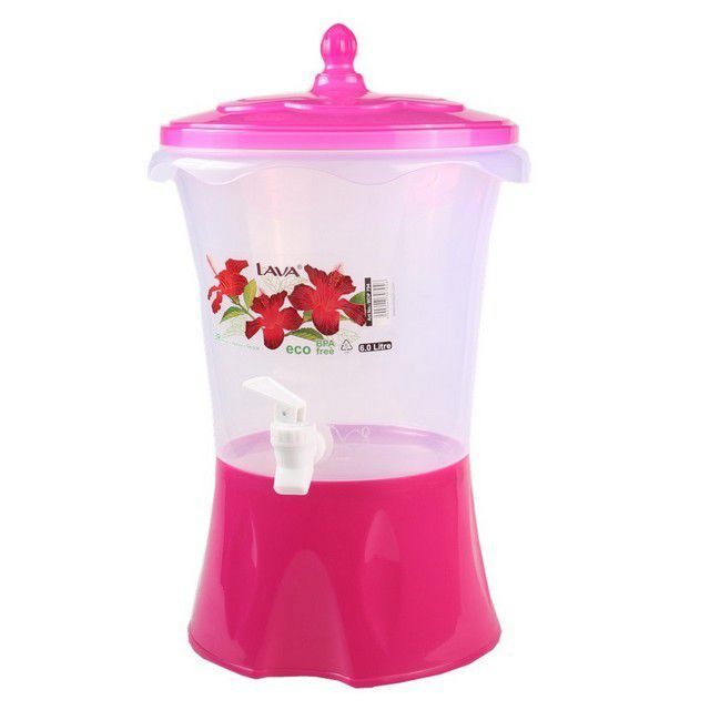 Water And Juice Dispense Lava 6 Lit Beverage Dispenser with Spigot ...