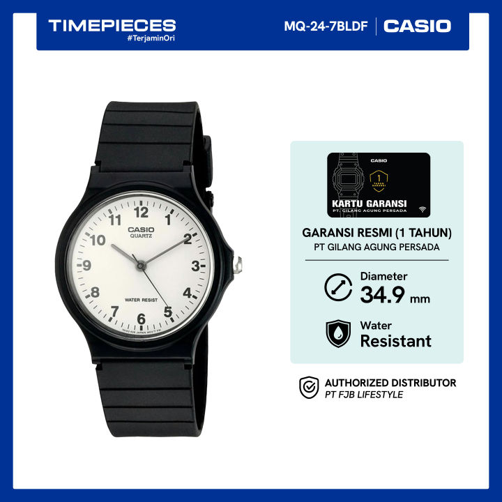 Casio Original MQ-24-7BLDF Jam Tangan Pria Analog | Lazada Indonesia