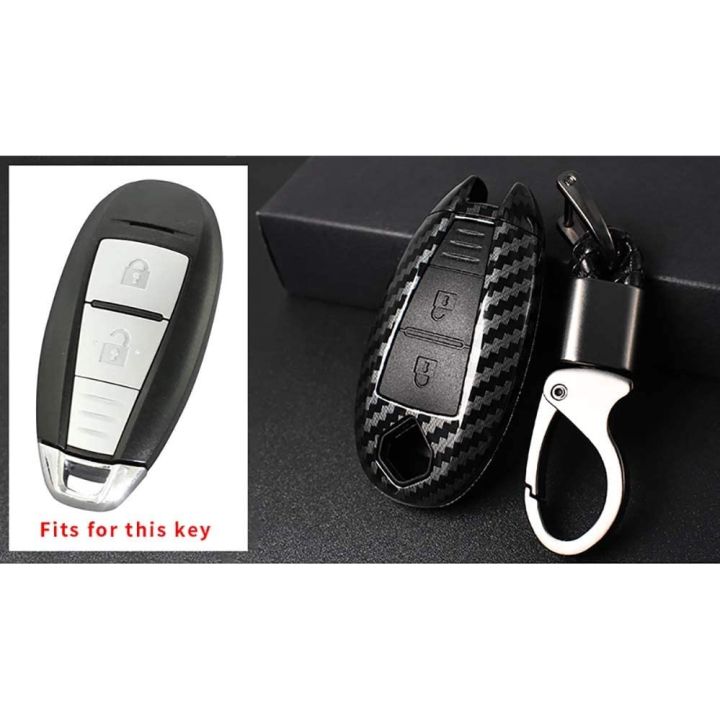 กรอบ เคฟล่า แท้ แบบเงา ใส่กุญแจรีโมทรถยนต์ suzuki swift (Smart Key ...