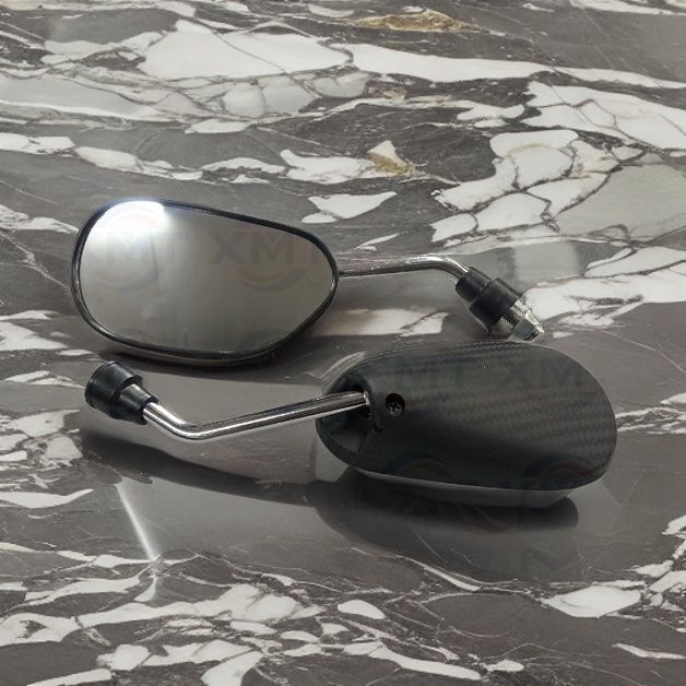 YAMAHA MIO GRAVIS Universal Motorcycle Side Mirror Black-Carbon(Medium ...