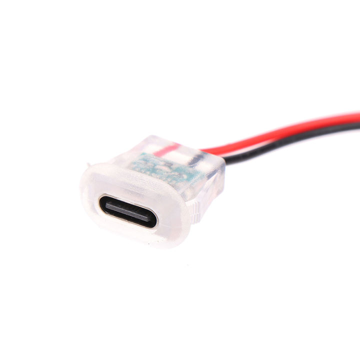 🕹🔥🔥🔥 2pin USB Type C Input Type Charging Socket With LED Lights Plate ...