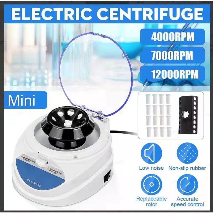 MiniC-7K Mini Centrifuge Machine Pro 4000 rpm Centrifuge for Laboratory for 0.2 ml-2 ml ...
