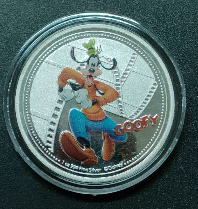 Commemorative New Zealand Goofy Silver Plated Coin 2020 | Lazada