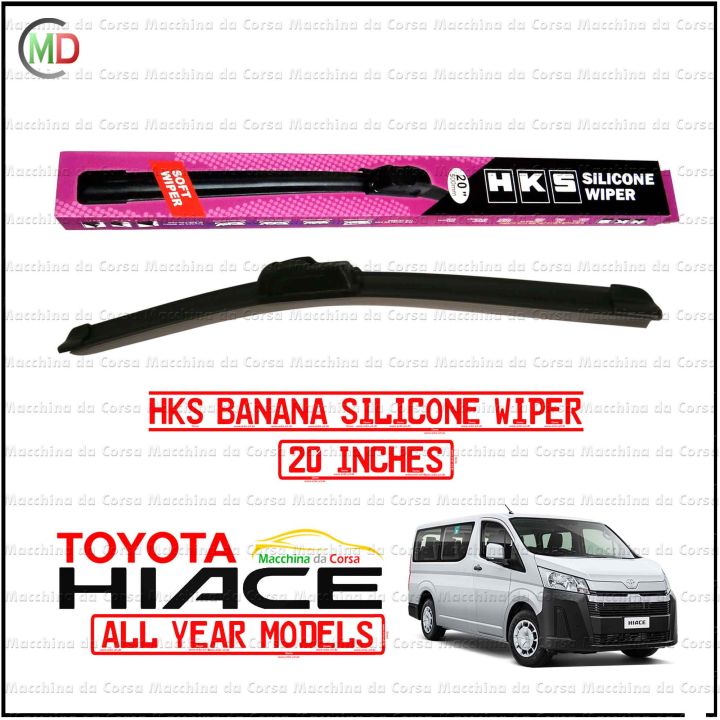 Toyota Hiace HKS Banana Silicone Wiper 20 inches 2pcs | Lazada PH