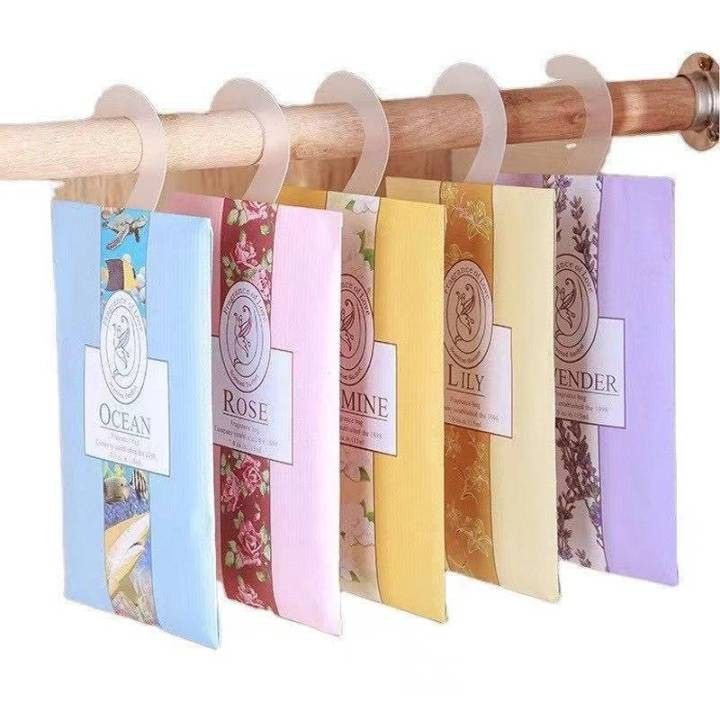 5 flavors available Air Freshening Paper Bag for Wardrobe Closet Drawer ...