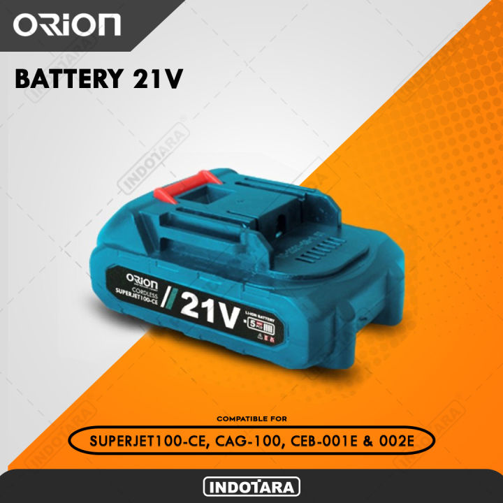 Baterai 21V For Orion Jet Cleaner & Mesin Blower Cordless | Lazada ...