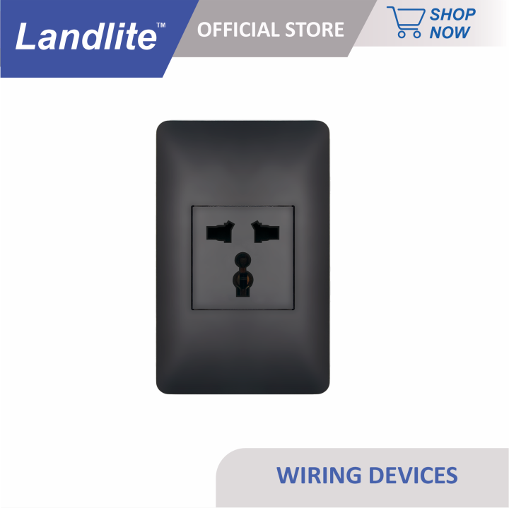 Landlite Wiring Devices (LWD-OUPL-1.5G BLACK) | Lazada PH