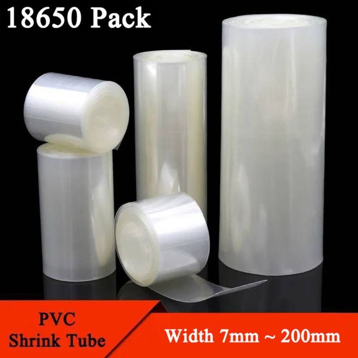 MEDDLE 1 Meter 18650 Lipo Battery PVC Heat Shrink Tube 30mm-200mm Width ...