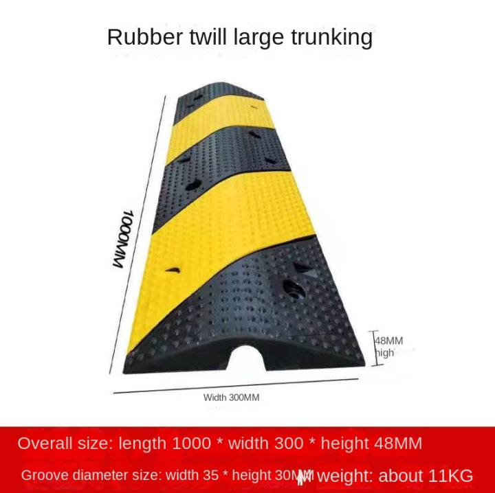 Rubber Humps Speed Bump Speed Hump (Size:100*30*5CM) | Lazada PH
