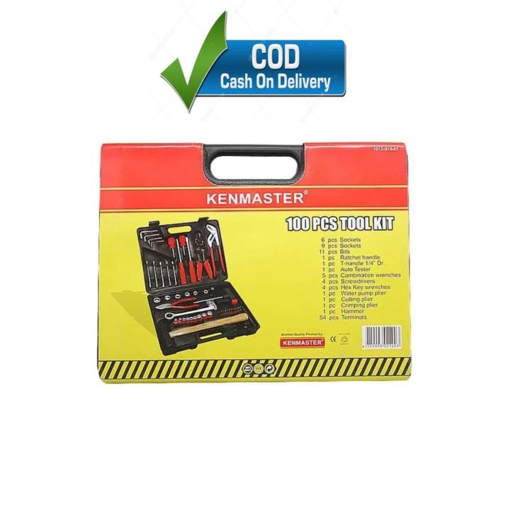 Toolkit Tool kit N2 100 pcs Kenmaster / Alat Tukang Set Lengkap Kenmaster | Lazada Indonesia