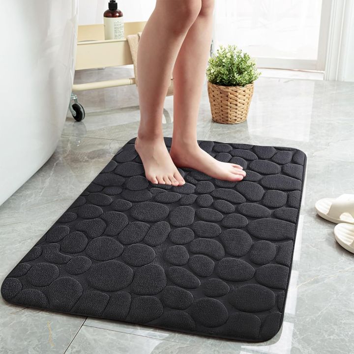 Keset Kamar Mandi Cobble Stone Non-Slip Super Absorbent 60x40cm - Jn39 ...