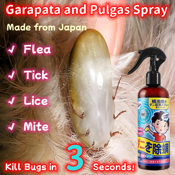 Japan Imported Flea and Tick Remover 300ML Dog and Cat Anti Garapata ...