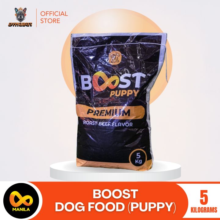BOOST PREMIUM DOG FOOD (PUPPY) ROAST BEEF FLAVOR WITH FREEBIES ...