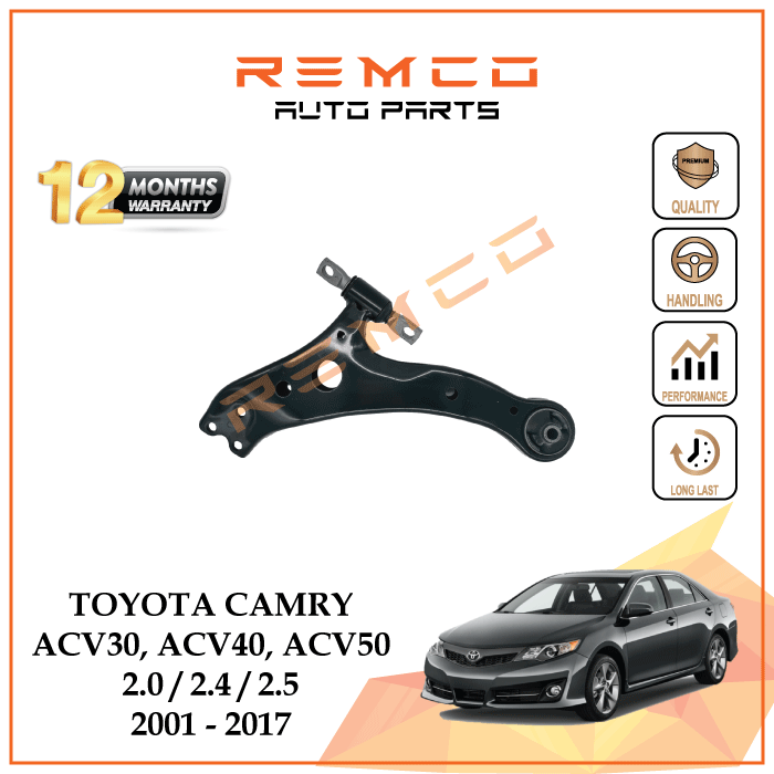 TOYOTA CAMRY ACV30, ACV31, ACV40, ACV41, ACV50, ACV51, ASV50, ASV51 , FRONT LOWER ARM LEFT OR ...