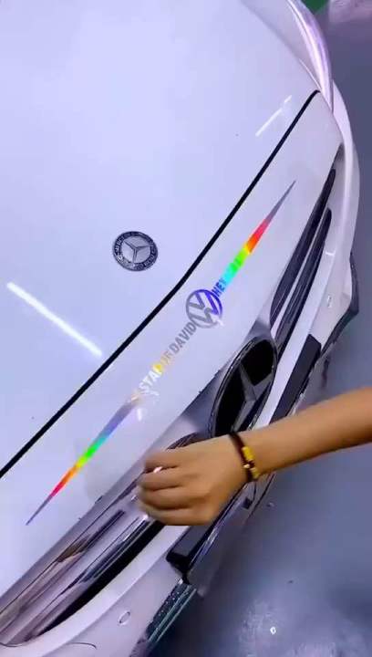 car sticker bonet wind screen body door sticker cermin pintu kereta ...