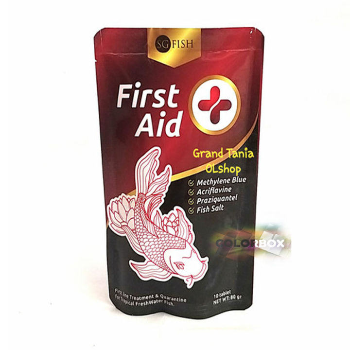 FIRST AID Plus SG - Obat Ikan Tablet Garam Methylene Blue Acriflavine | Lazada Indonesia