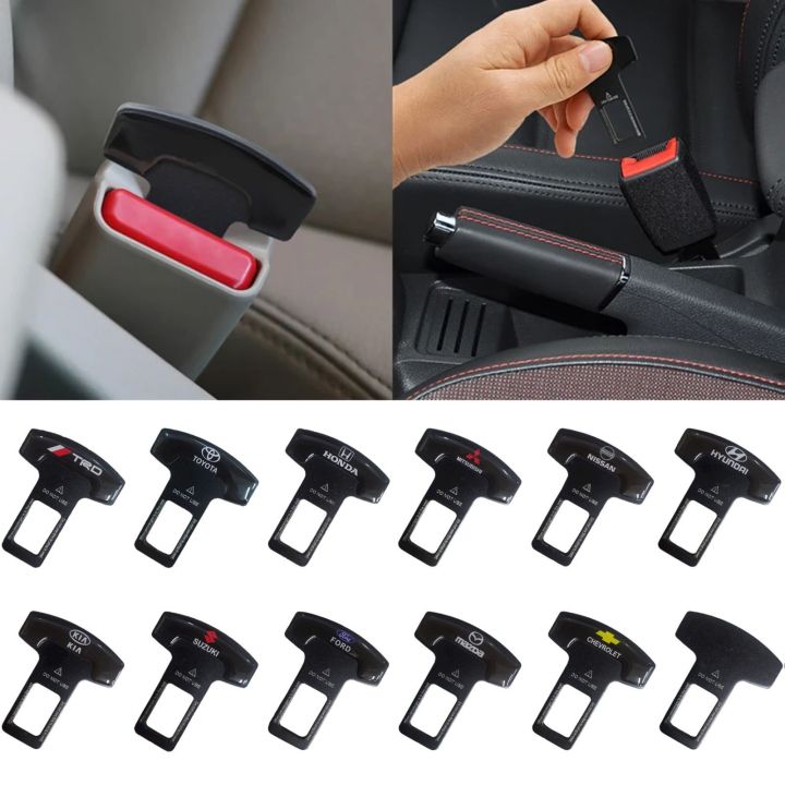 2pcs Car Safety Belt canceller Buckle Clip Seat Belt Stopper Plug ...