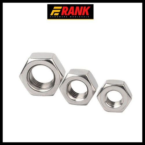 Stainless Hex Nut M3 M4 M5 M6 M8 M10 M12 Ordinary Nuts Hexagonal Frank ...