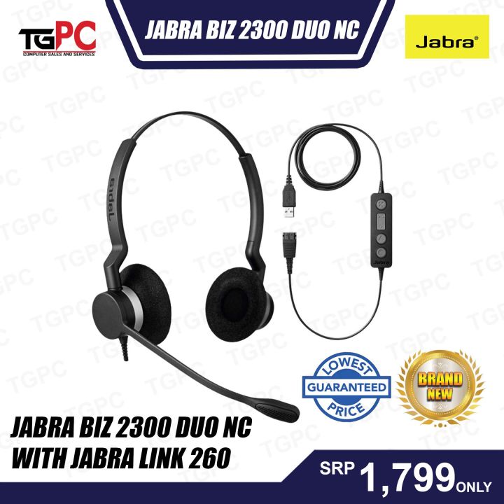 Jabra Biz 2300 Duo NC with Jabra link 260 | Lazada PH