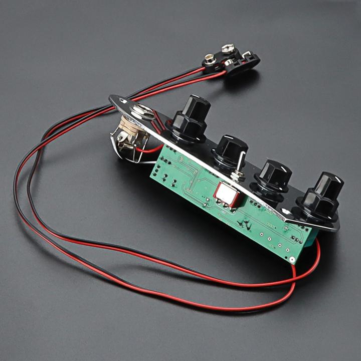 Magic Sound Guitar Bass Control Plate Pre Wired for Jazzes Bass ...