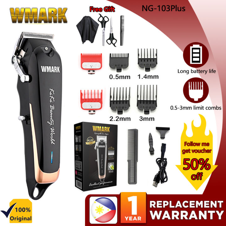 WMARK NG-103Plus Hair Cutting Machine NG-103B Professional Cordless ...