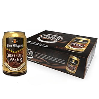 San Miguel Chocolate Lager in Can 24 x 330mL (1 Case) | Lazada PH