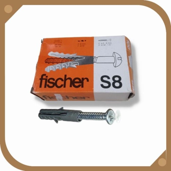 ISI 100 SET Fischer + Sekrup S8 Fisher Staping Gypsum SELF TAPPING ...
