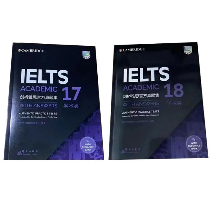 2Books Cambridge English IELTS 17-18 Academic Speaking Listening ...