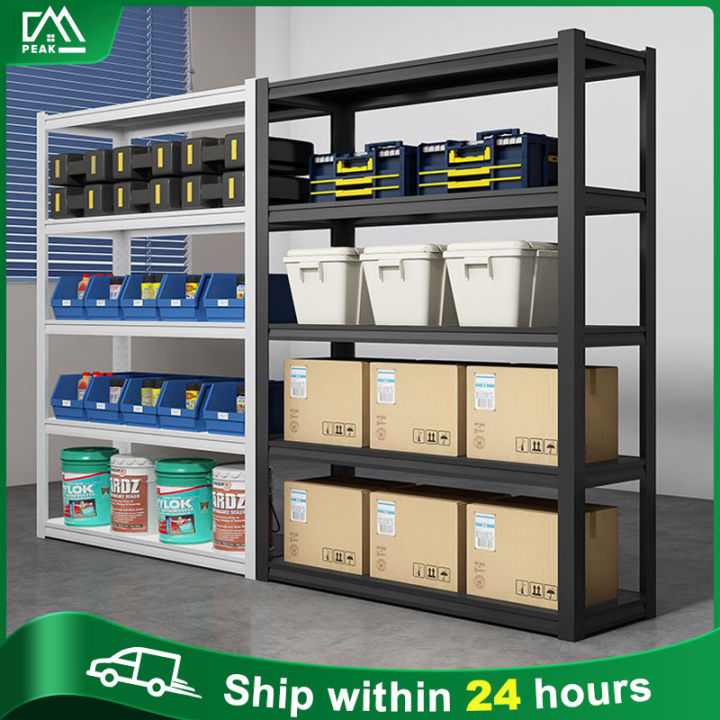 【Load 500KG】Adjustable Height Steel Rack Boltless Rack 5 Layer Heavy ...