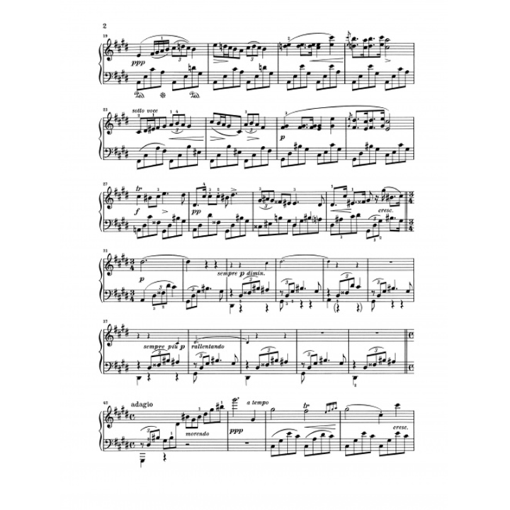 German Henle Chopin Nocturne in C minor HN781 CHOPIN Nocturne c sharp ...
