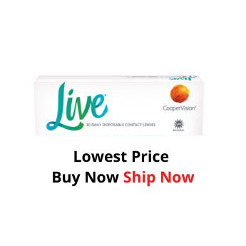 Cooper Vision Live 1 Day Silicone Hydrogel Daily Clear Contact Lenses ...