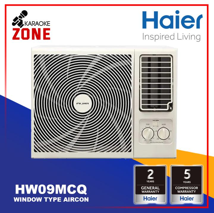 Haier HW 09 MCQ13 Window Type Aircon Whirlwind Design 1.0 HP haier Air ...