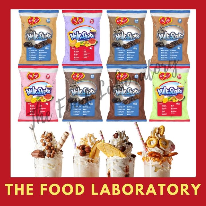 INJOY MILK SHAKE POWDER 1KG(Cappucino Caramel Macchiato Choco Kisses ...