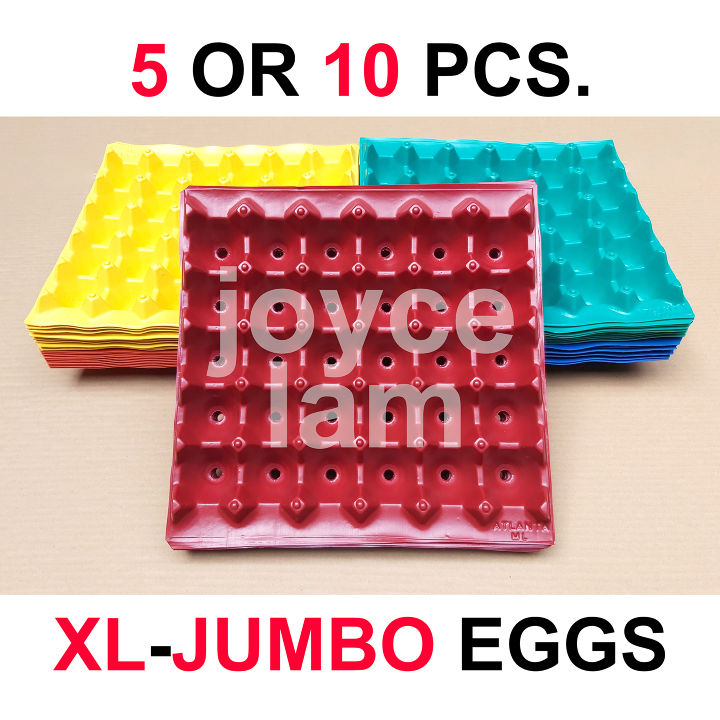 5 or 10 pcs ATLANTA XL to Jumbo Plastic Egg Tray | Lazada PH