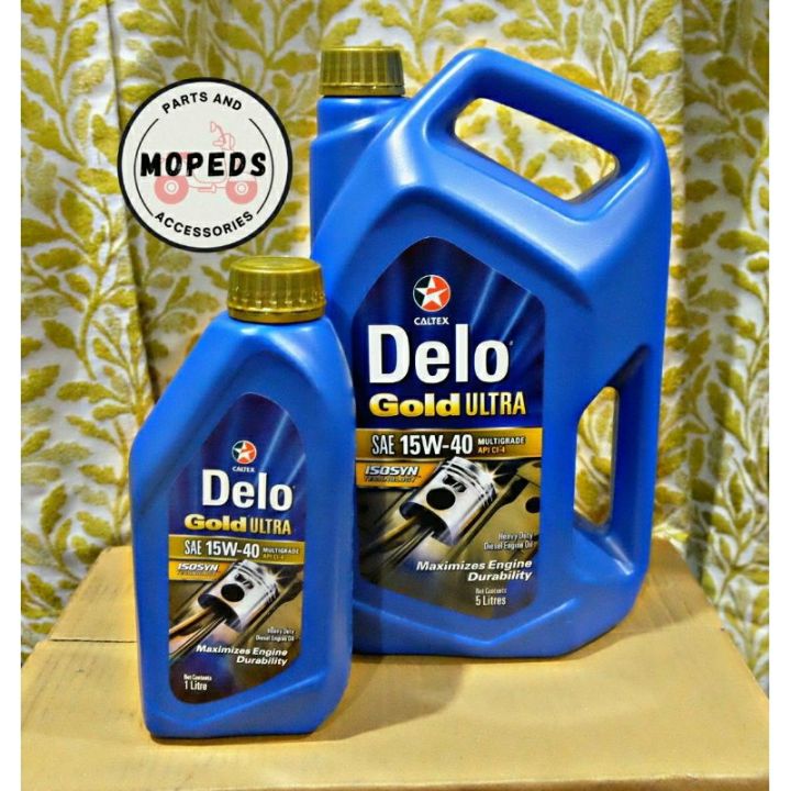COD Caltex Delo gold ULTRA 15W40 multigrade 6,7 and 8 liters for diesel ...