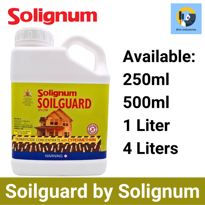 Soilguard by Solignum Soil Termiticide 250ml 500ml 1 Liter 4L (Gallon ...
